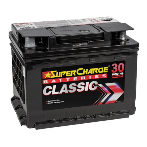 SuperCharge Classic 12V 54Ah Car Battery - N55R – KNS Batteries